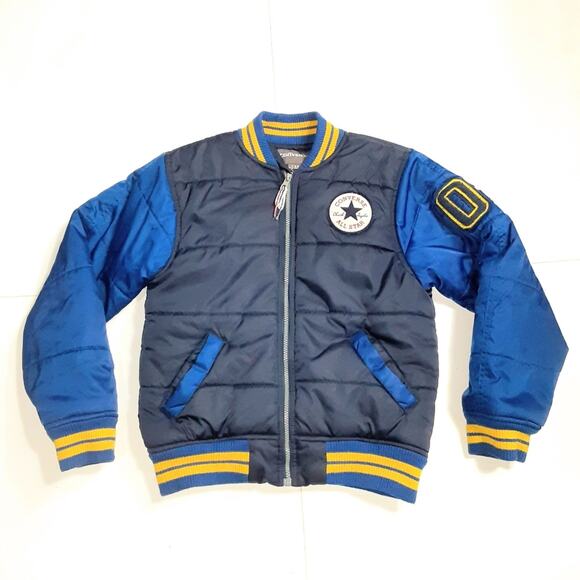 Converse | Jackets & Coats | Converse All Star Kids Zip Puffer Jacket ...